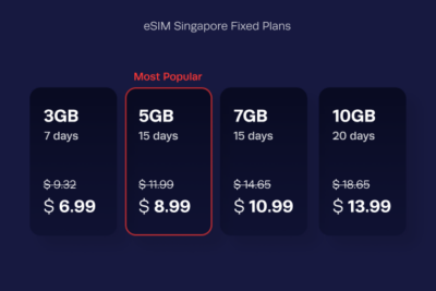 eSIM Singapore Plans - eSIM Singapore™️